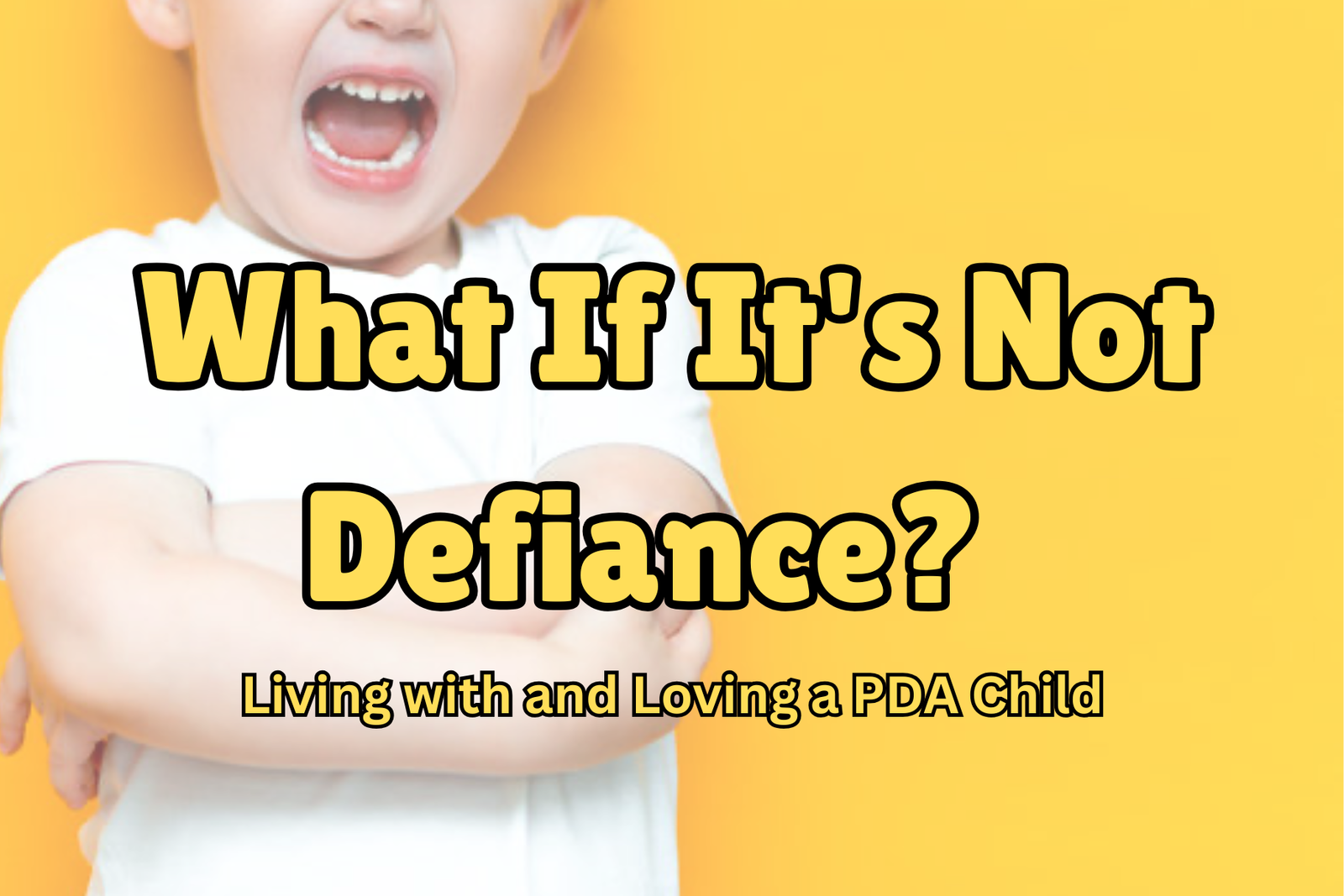 What If It's Not Defiance? Living with and Loving a PDA Child ...